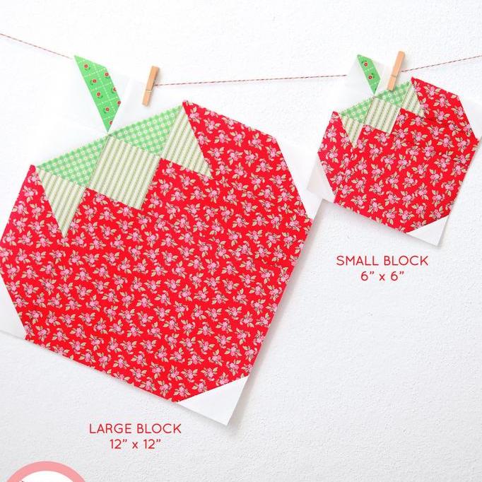 large strawberry template