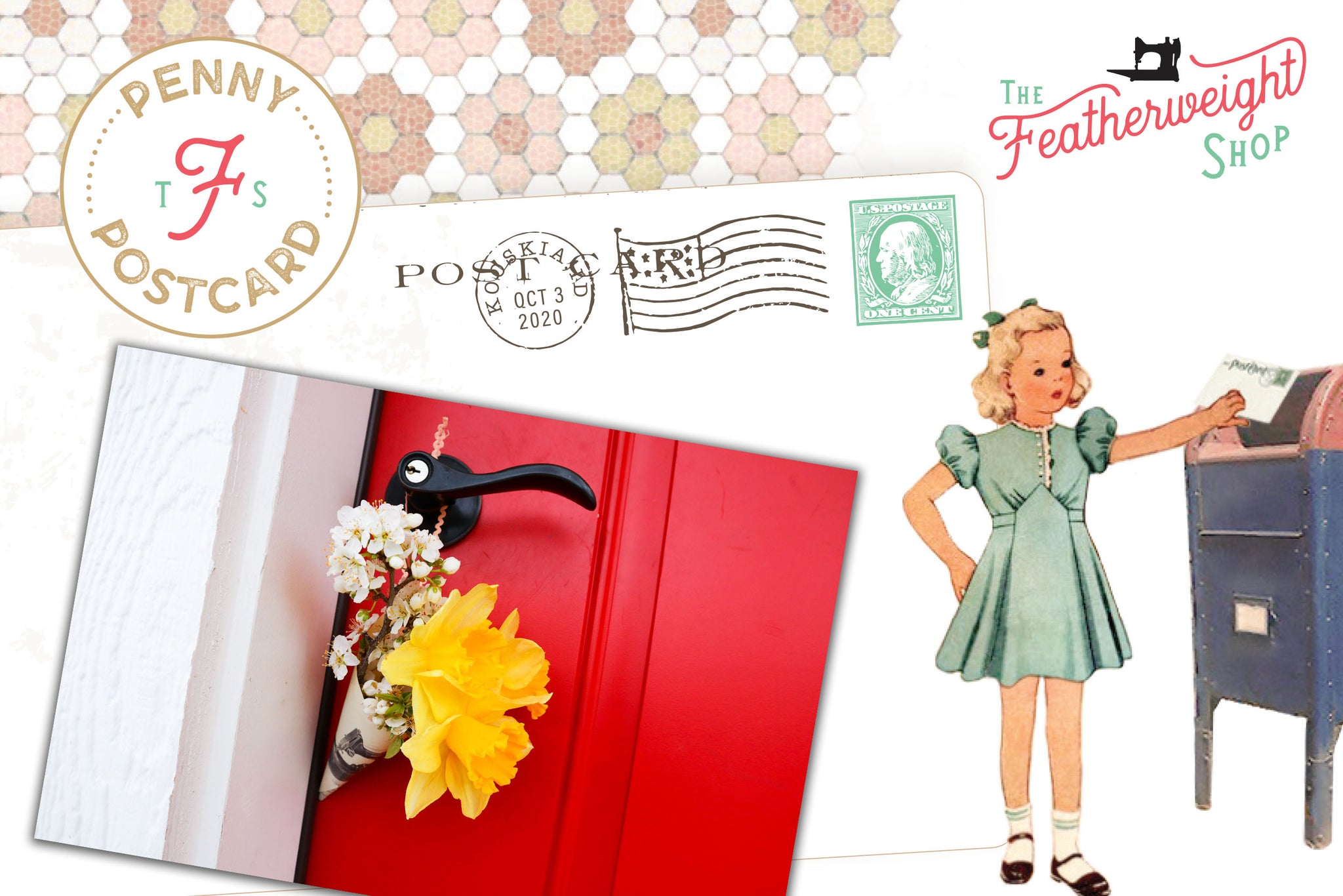 Penny Postcard: May Day – The Singer Featherweight Shop