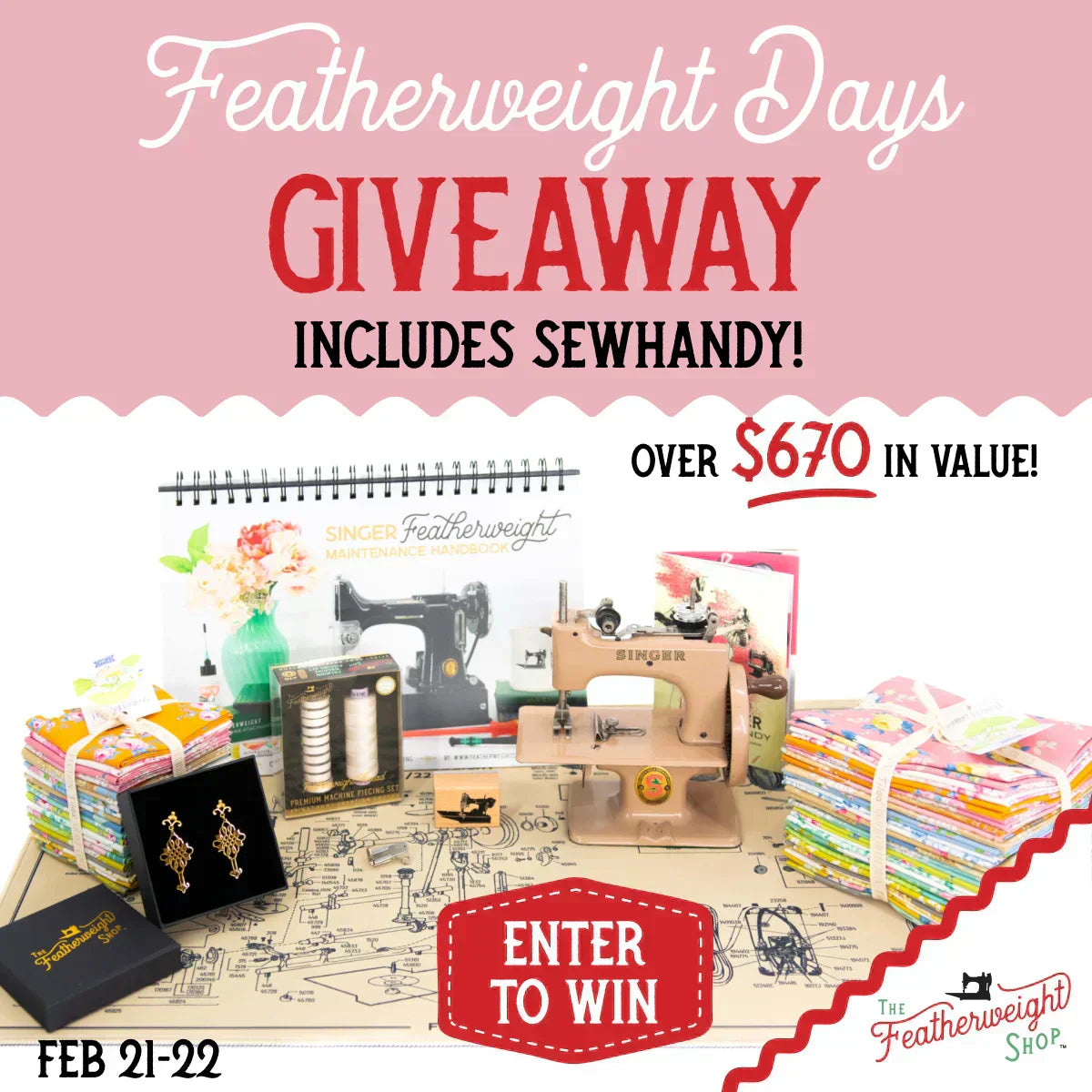 Featherweight Days 2026 Giveaway – The Singer Featherweight Shop