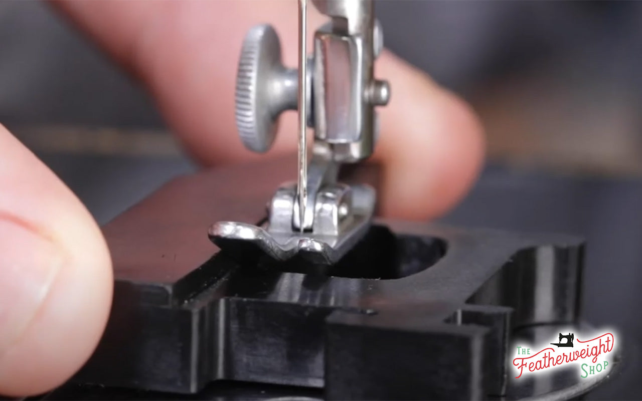 Presser Foot Height Adjustment and Alignment – The Singer Featherweight ...