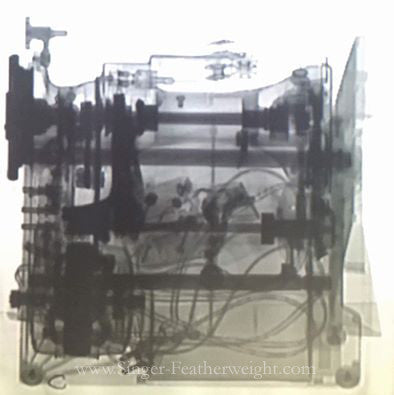 X-Ray of a Singer Featherweight 221 – The Singer Featherweight Shop