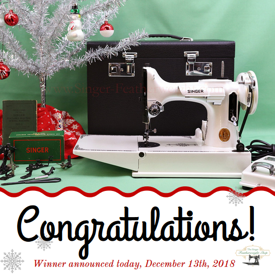 GIVEAWAY December 2018! Blackside, Custom-Painted Singer Featherweight ...