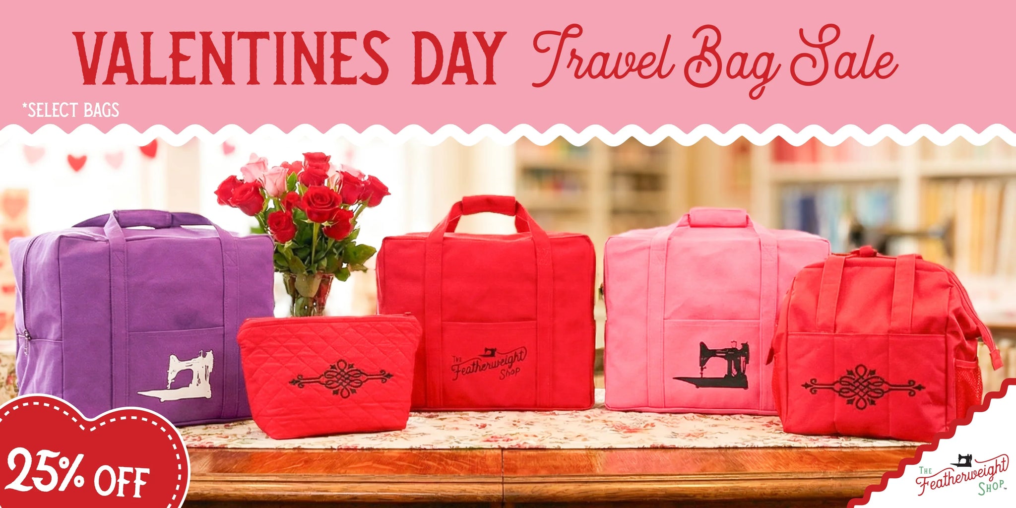 Valentine's Travel Bag Sale – The Singer Featherweight Shop