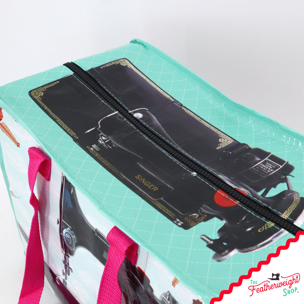 Bag, HIBISCUS Featherweight Shopping Bag – The Singer Featherweight Shop