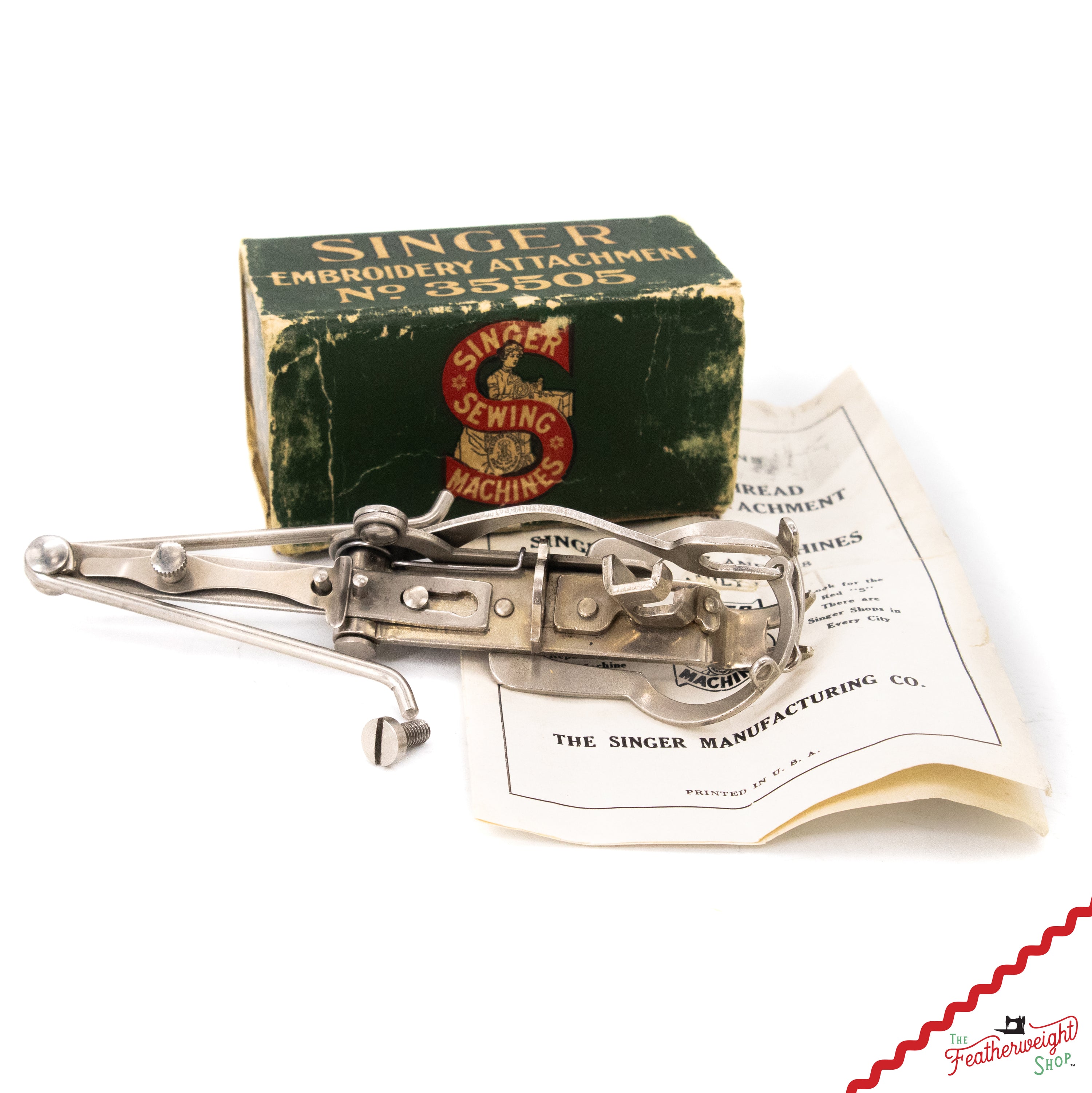 Vintage Singer Two Thread Embroidery Attachment #35505 – The Singer ...