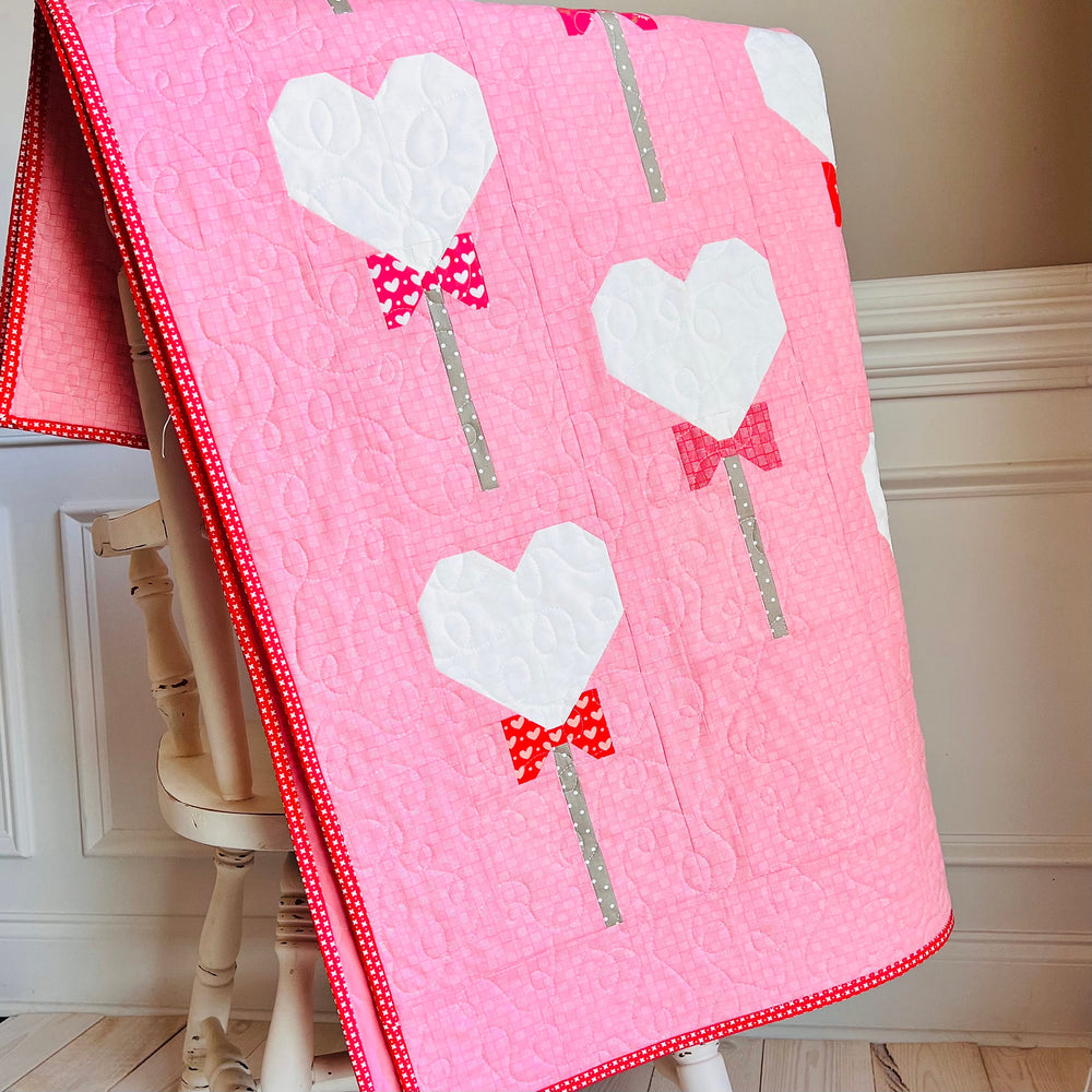 PATTERN, HEART POPS Quilt By My Sew Quilty Life – The Singer ...