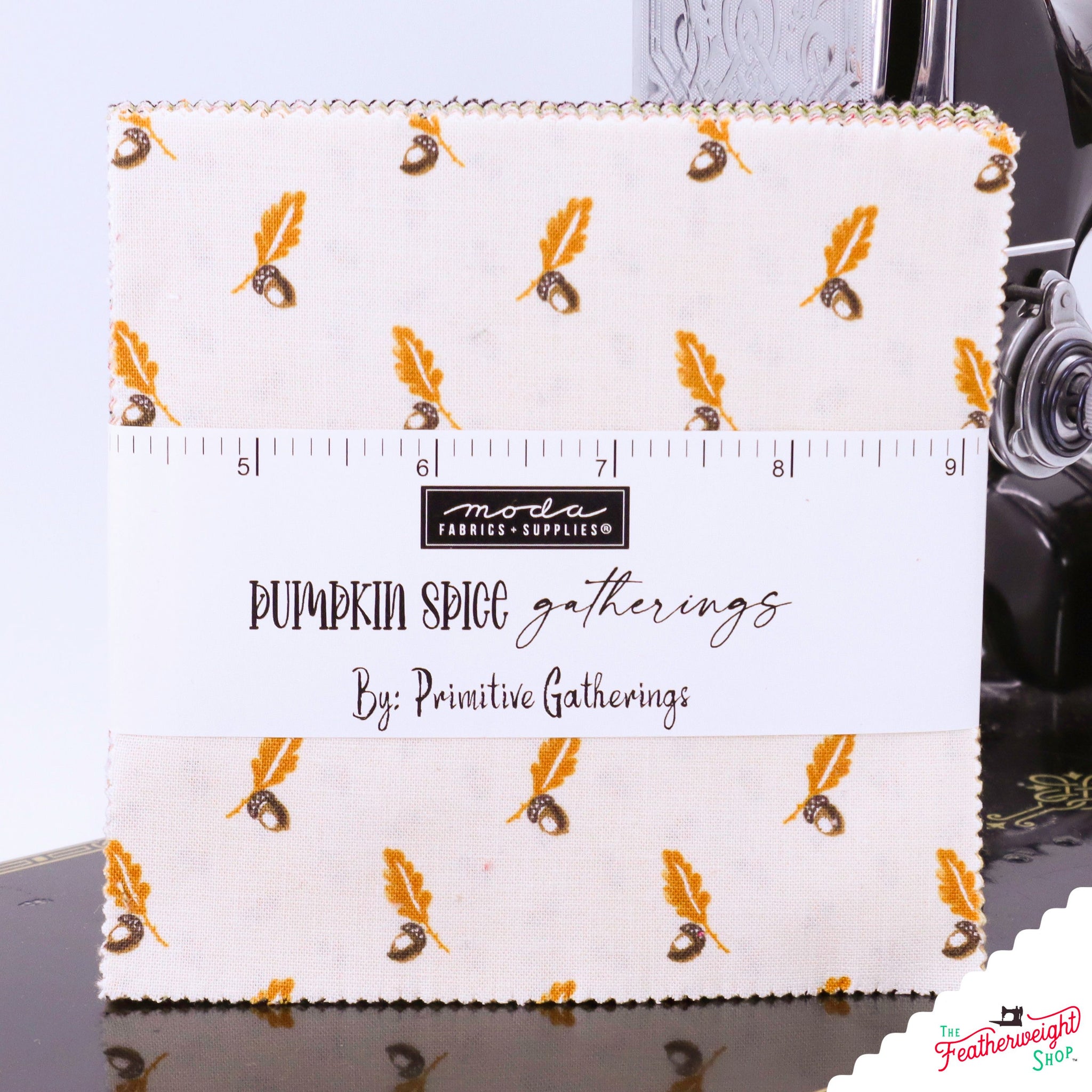 Fabric, Pumpkin Spice Gatherings - 5" CHARM PACK – The Singer ...