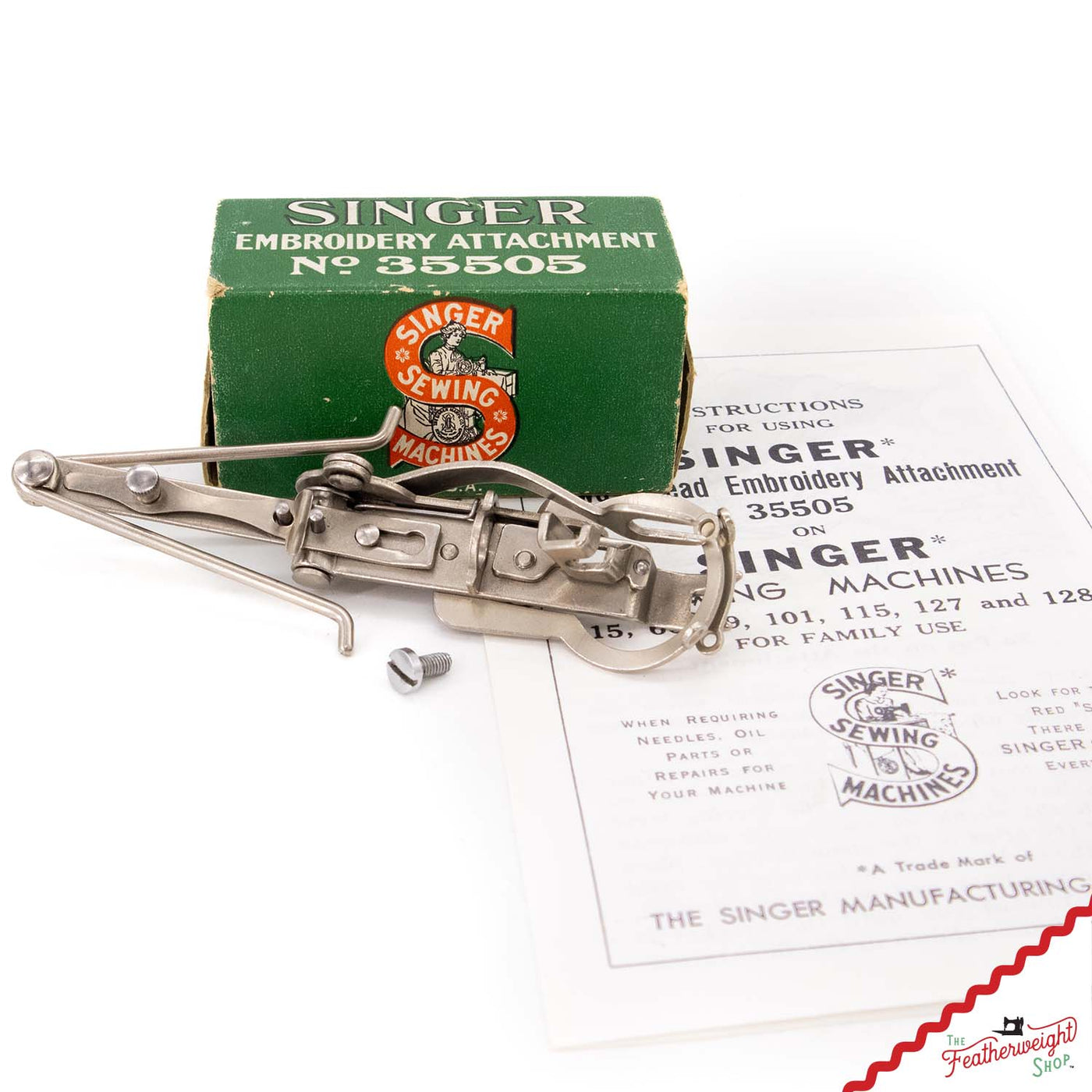 Vintage Singer Two Thread Embroidery Attachment #35505 – The Singer ...