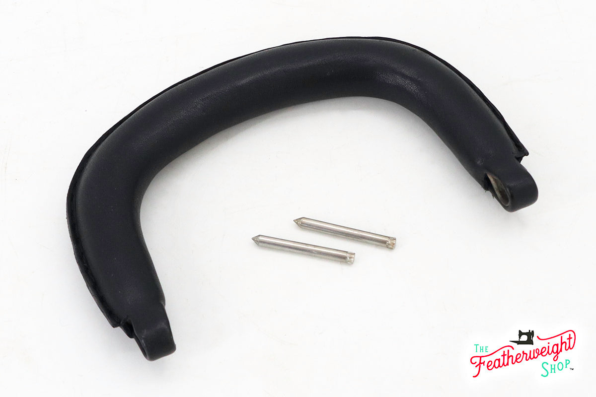 Singer Featherweight 221 Case Handle, Black Leather Replica – The ...