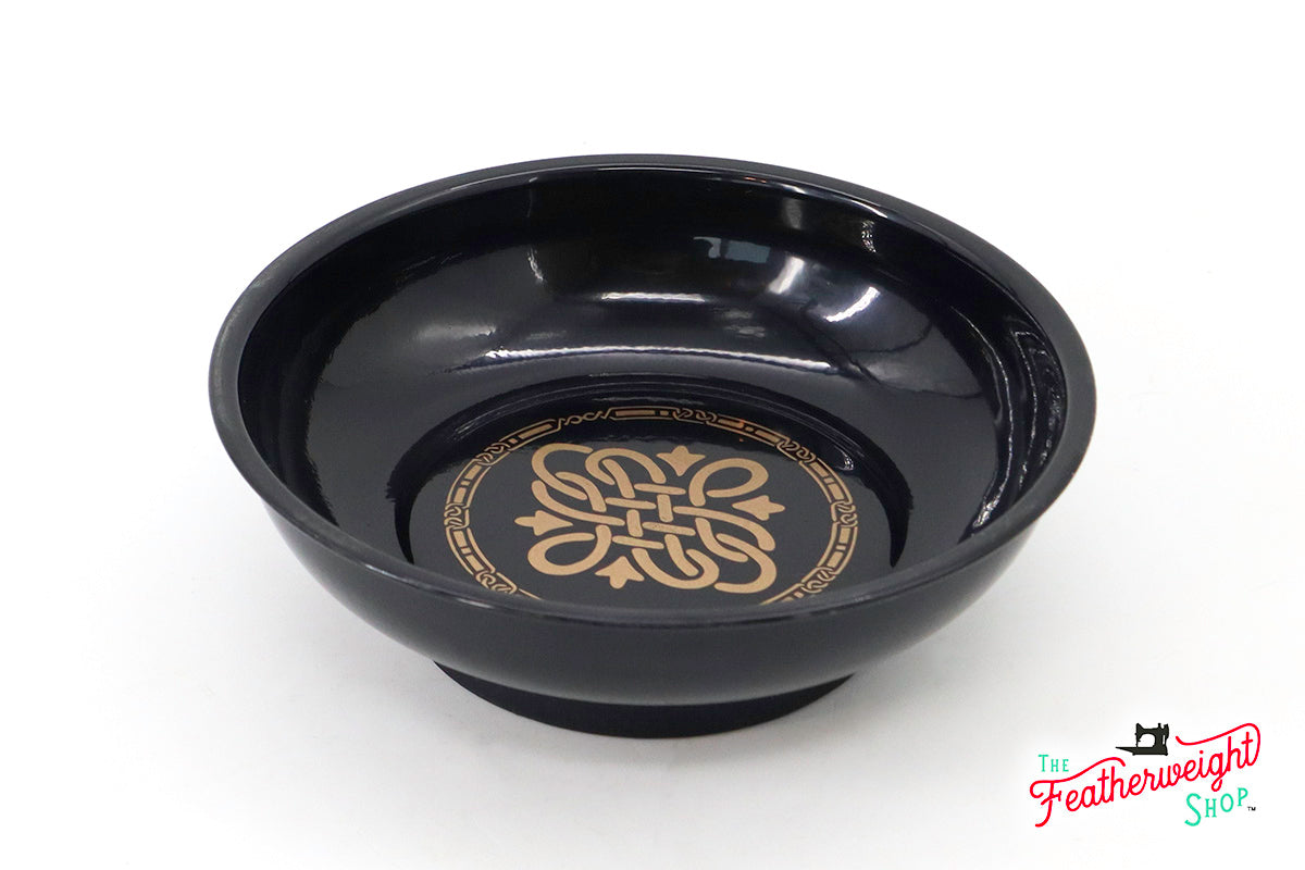 Magnetic Dish for Pins & Maintenance, BLACK & GOLD Featherweight Style ...