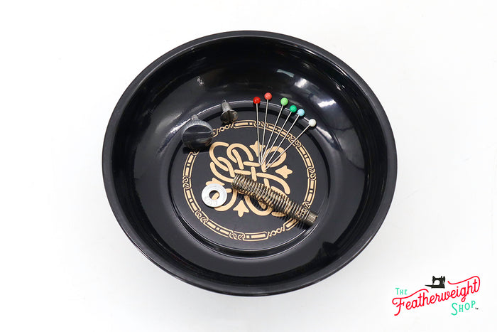 Magnetic Dish for Pins & Maintenance, BLACK & GOLD Featherweight Style ...
