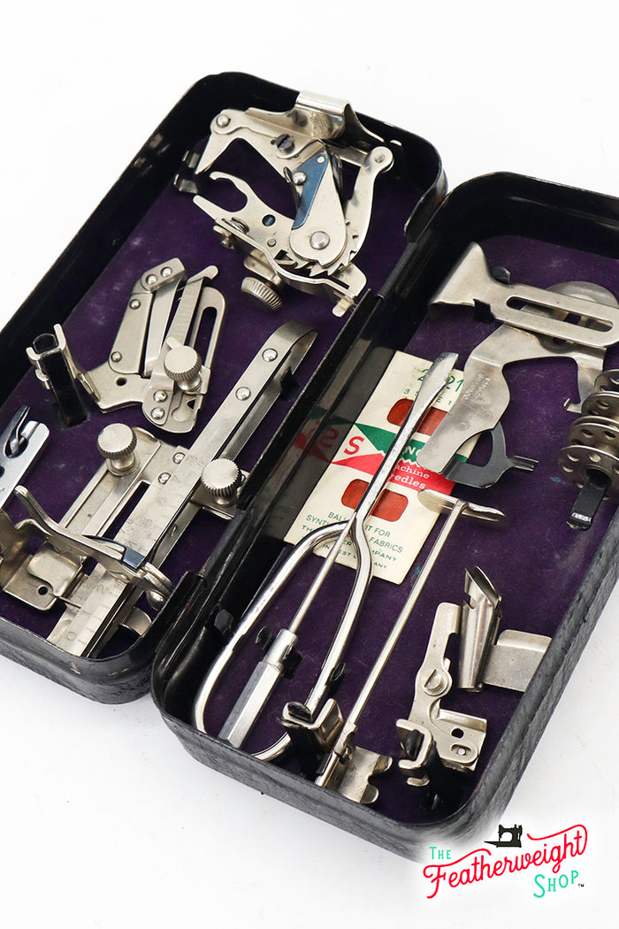 Singer Featherweight Attachments Set, Black Singer Box – The Singer ...