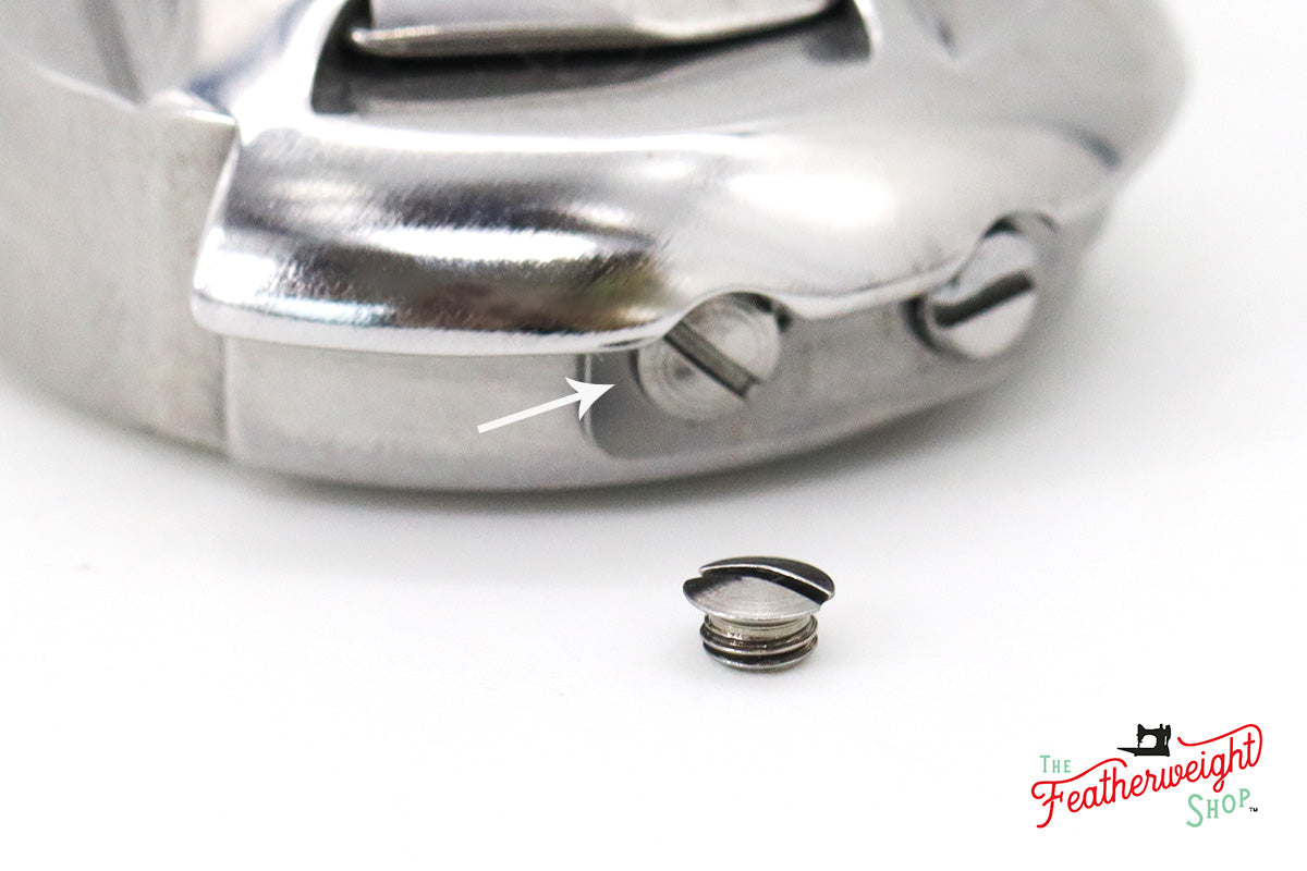 Singer Featherweight 221 Bobbin Case Spring Set Screw – The Singer ...