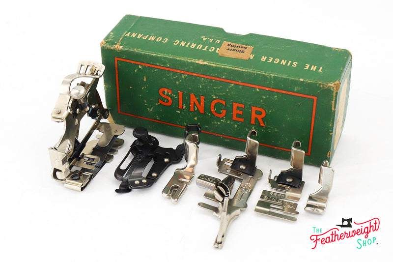 Boxed Set of Singer Featherweight 221 Attachments – The Singer ...