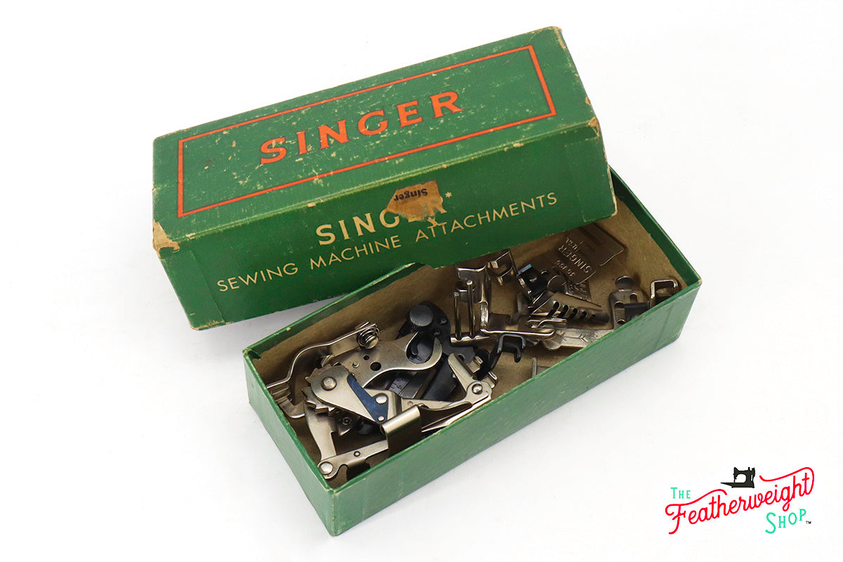 Boxed Set of Singer Featherweight 221 Attachments – The Singer ...