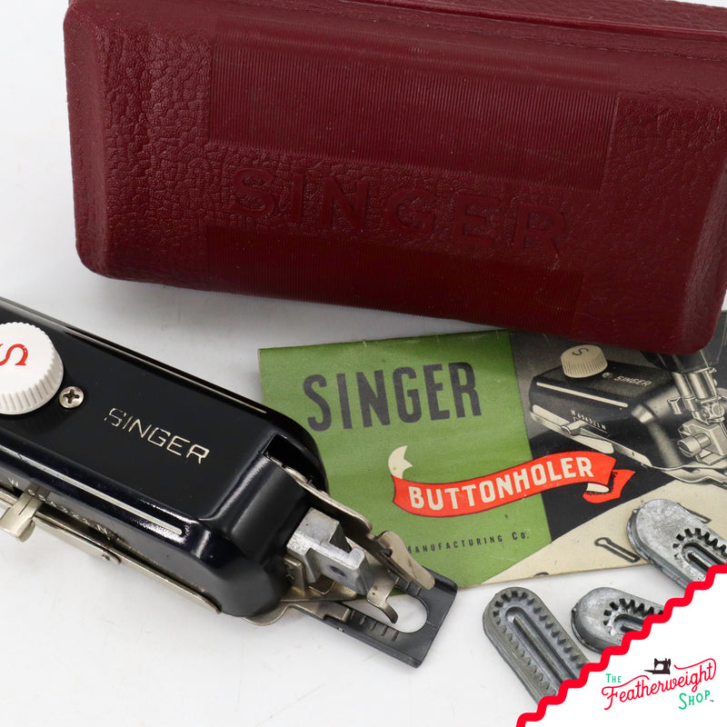 Singer Buttonholer Attachment - SLANT SHANK – The Singer Featherweight Shop