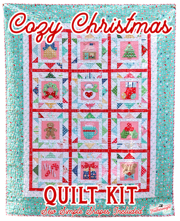 Quilt Kit, Cozy Christmas Applique' (Templates Included) – The Singer ...