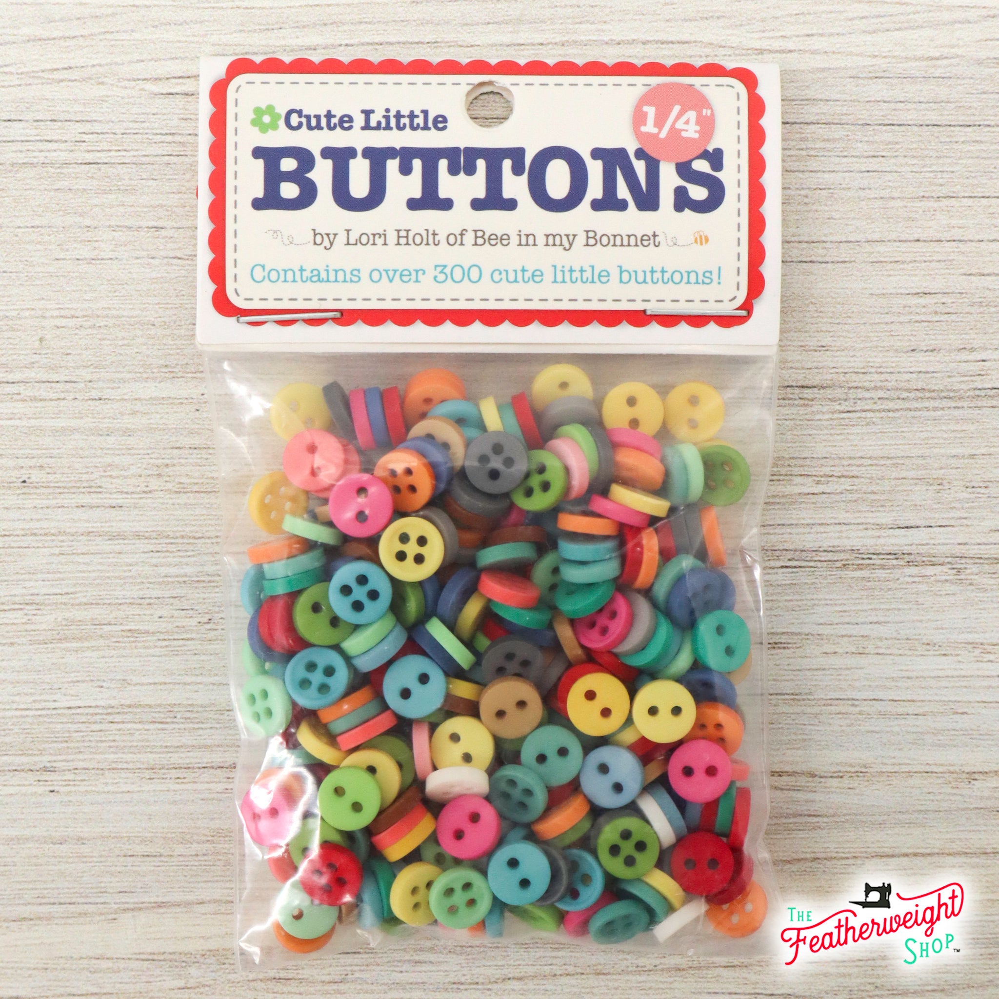 Buttons, 1/4" Cute Little Button Packet of 300 by Lori Holt – The ...