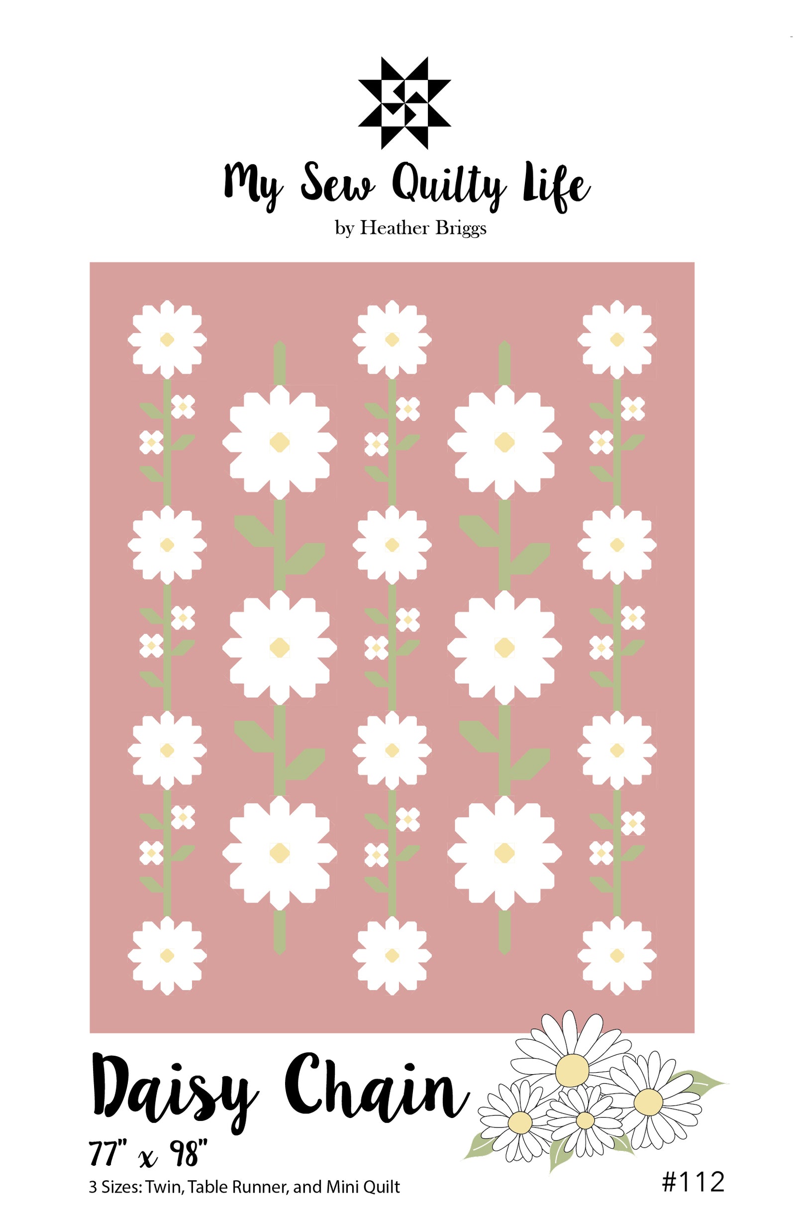 Pattern, Daisy Chain Quilt by My Sew Quilty Life (digital download ...
