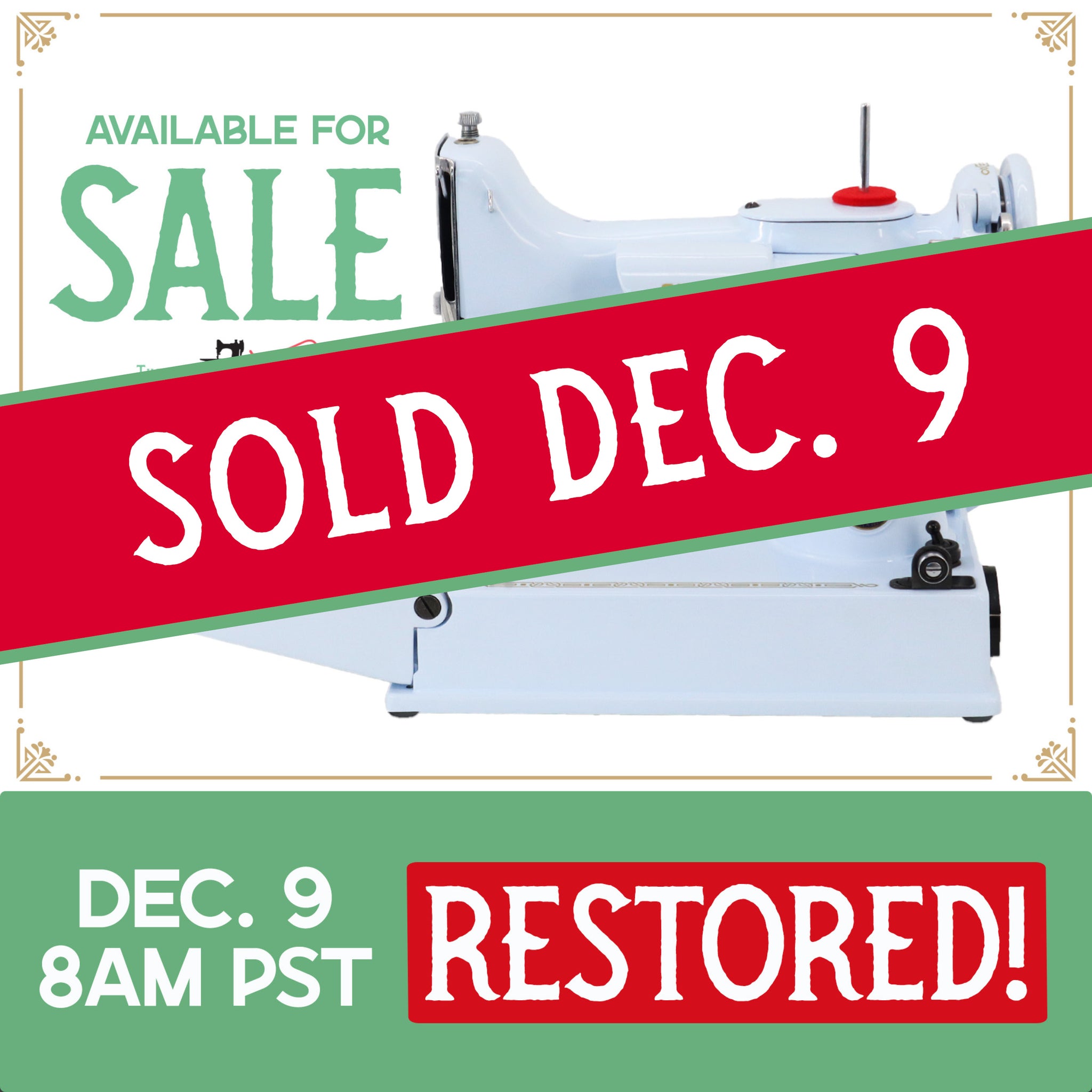 Singer Featherweight 221, Centennial - AJ365*** - Fully Restored in Ci ...