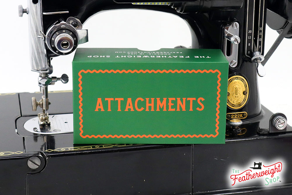 Attachments Box EMPTY, Singer Featherweight – The Singer Featherweight Shop