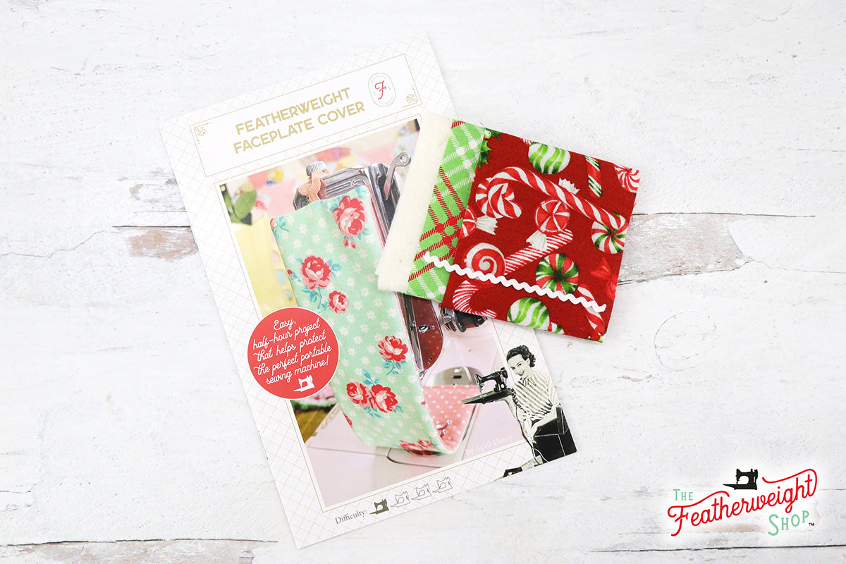 KIT, Featherweight Faceplate CHRISTMAS Cover & Pattern – The Singer ...