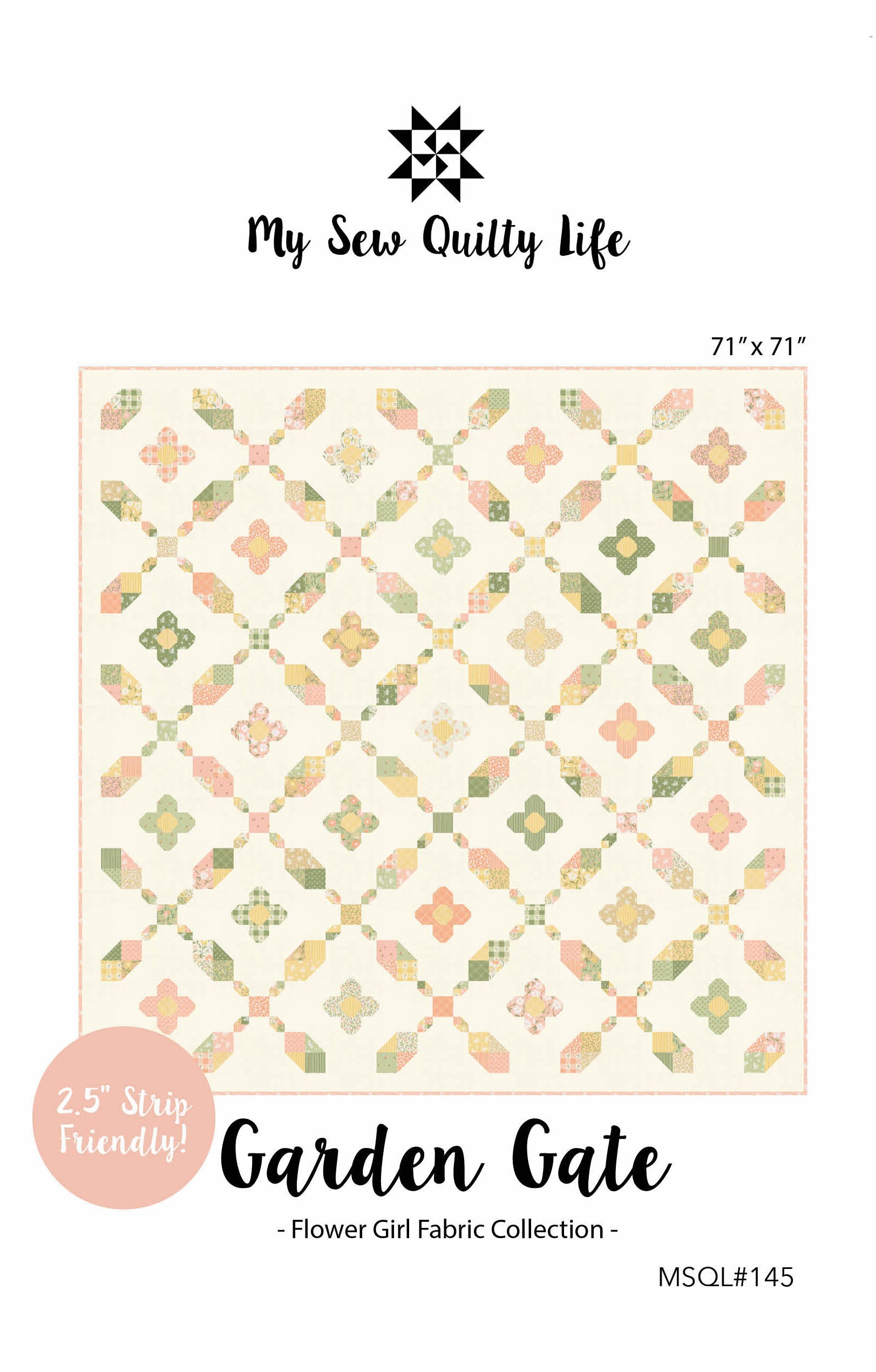 Pattern, Garden Gate Quilt by My Sew Quilty Life (digital download ...