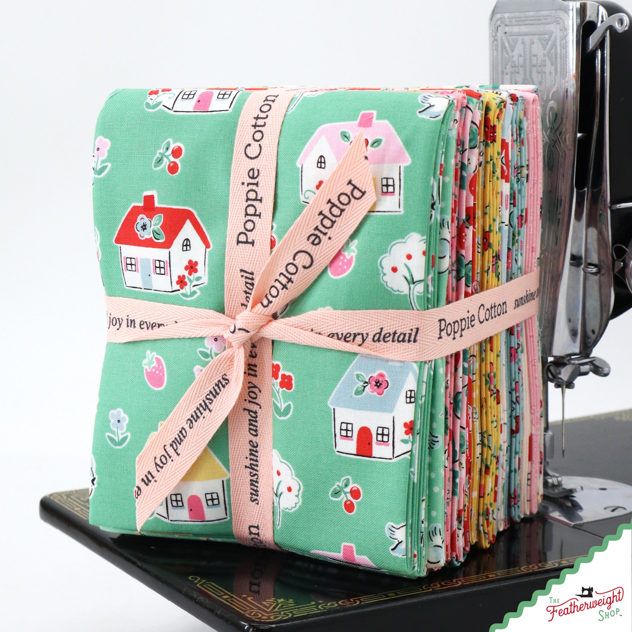 Fabric, Home Sweet Home by Elea Lutz for Poppie Cotton - FAT QUARTER B ...