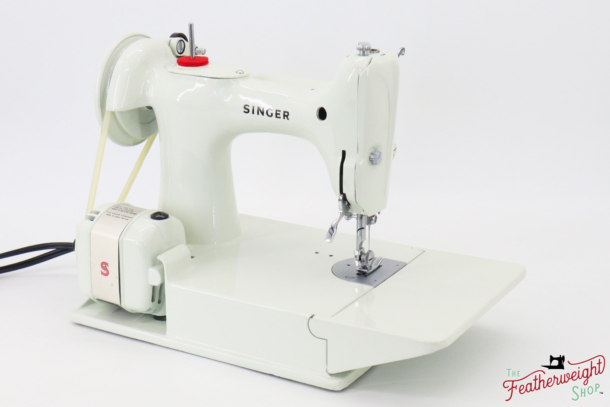 Singer Featherweight 221K Sewing Machine, WHITE EY853*** - RARE Case ...