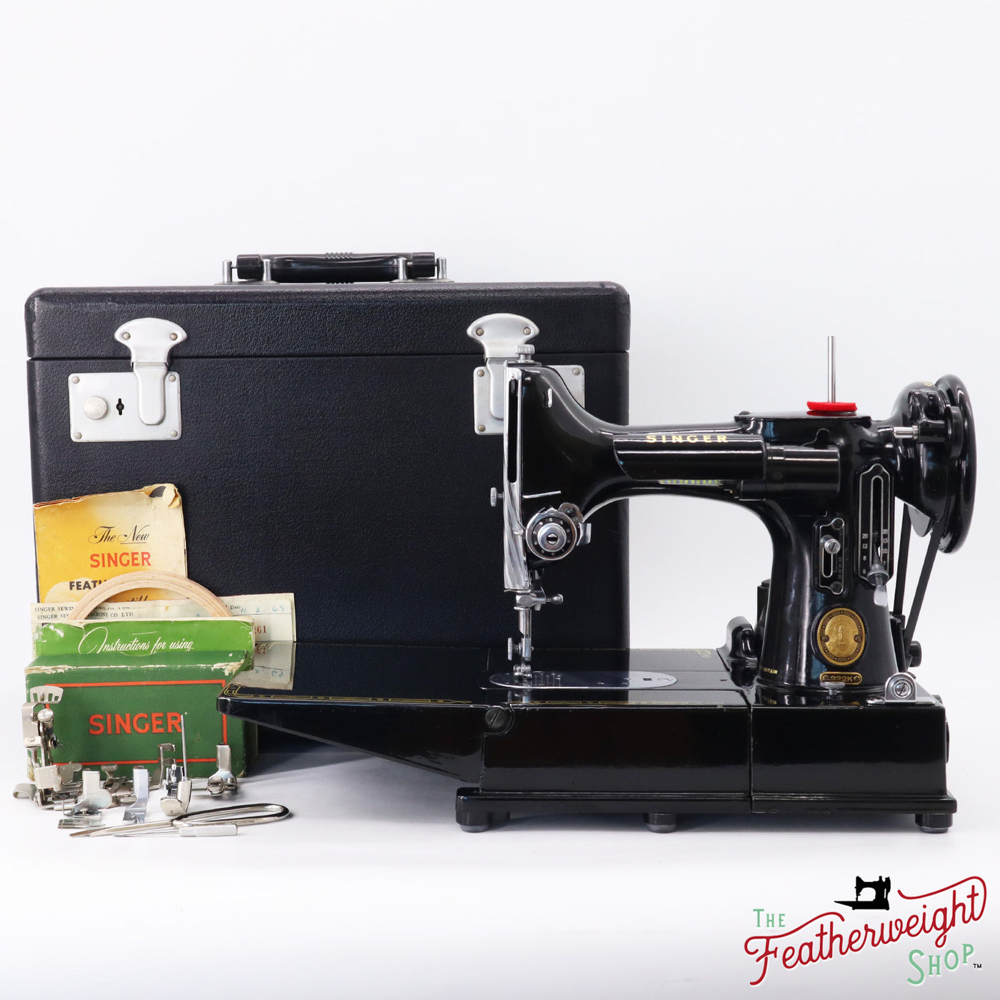 Singer Featherweight 222K Sewing Machine For Sale – The Singer ...