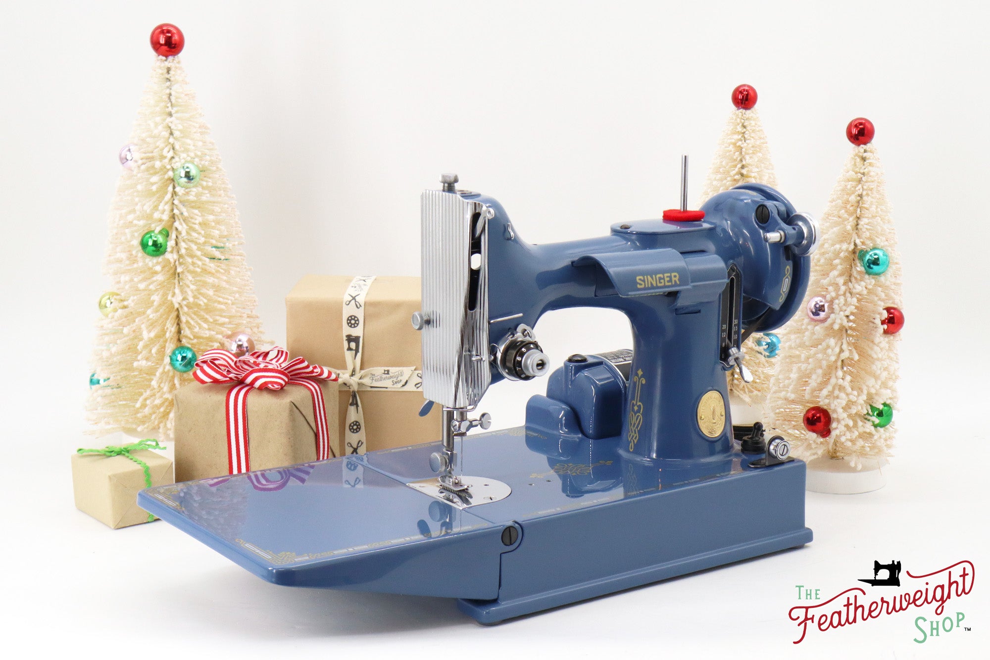 Singer Featherweight 221K - EE575*** - Fully Restored in Denim – The ...