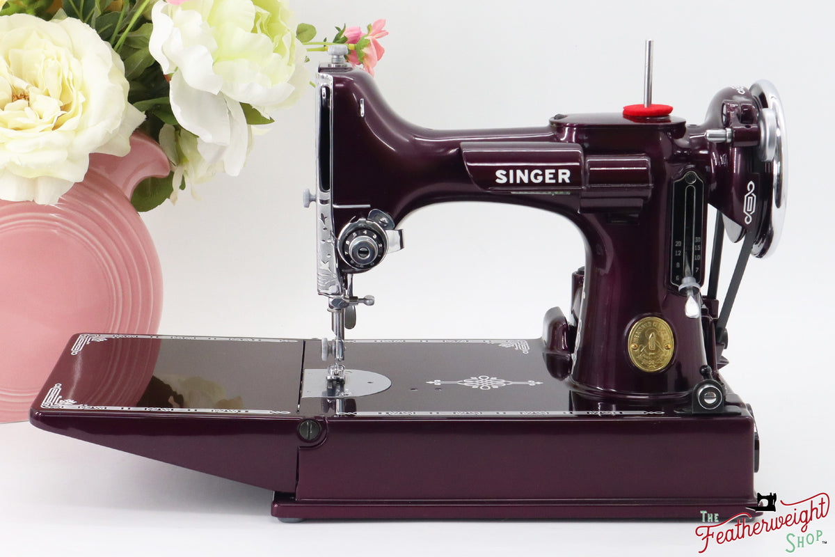 Singer Featherweight 221, AF867*** - Fully Restored in Star Garnet ...