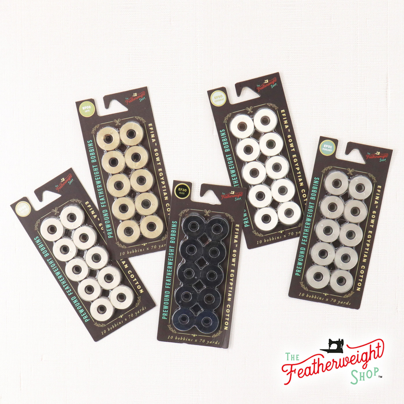 Bobbins, EXCLUSIVE! PRE-WOUND Singer Featherweight 221 222 301 - Packa ...