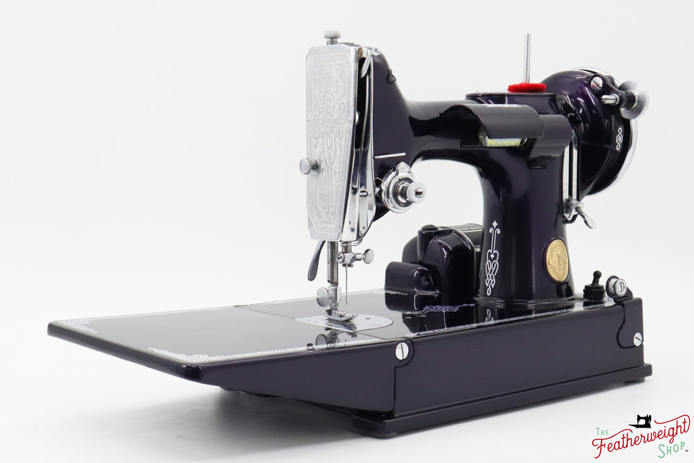 Singer Featherweight 221, AD946*** - Fully Restored in Black Iris – The ...