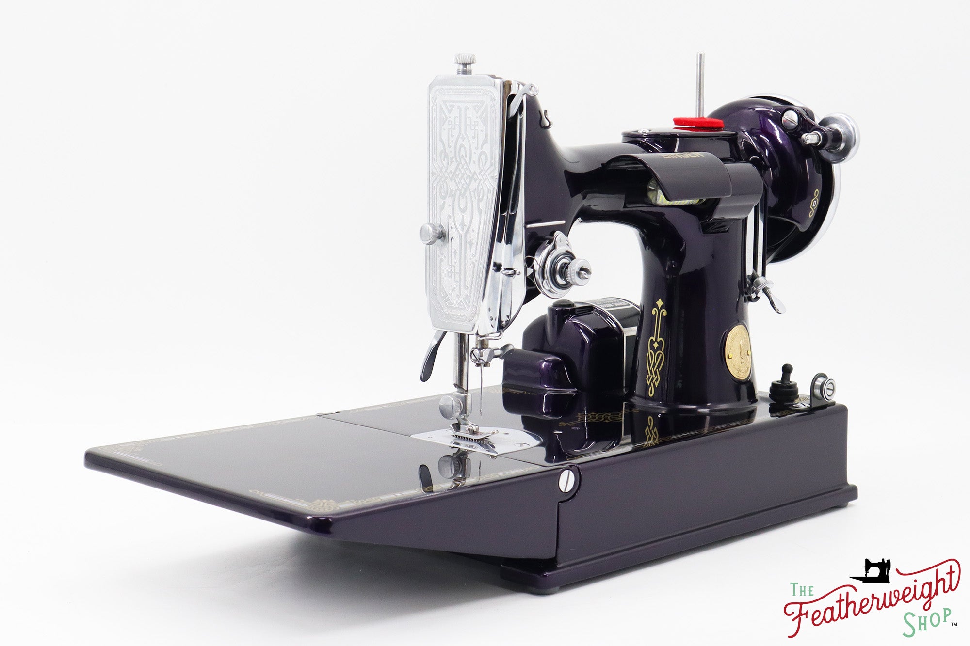 Singer Featherweight 221, AE408*** - Fully Restored in Black Iris – The ...