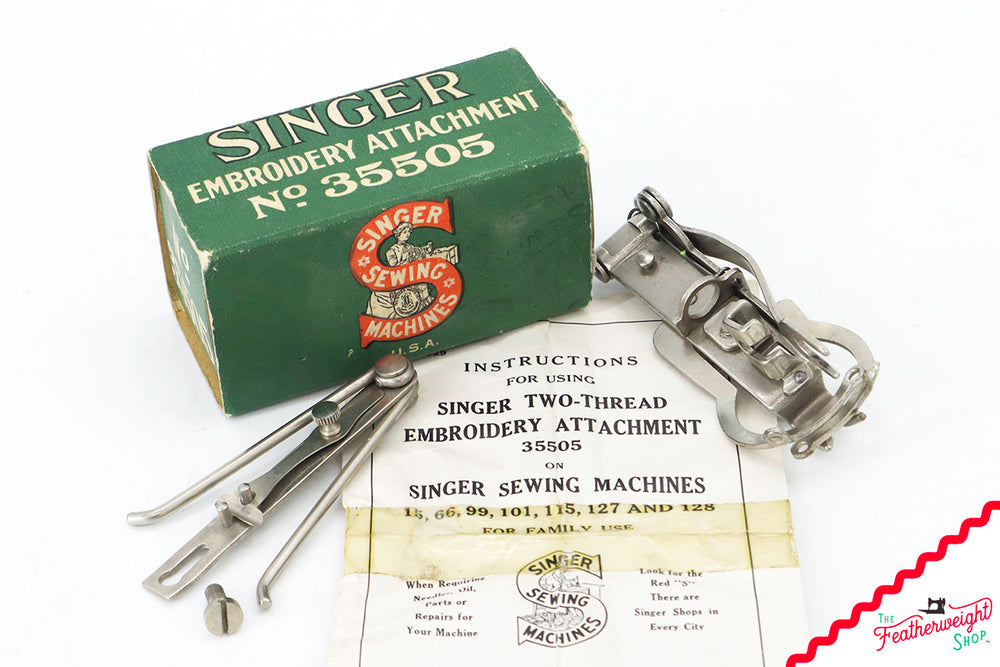 Vintage Singer Two Thread Embroidery Attachment #35505 – The Singer ...