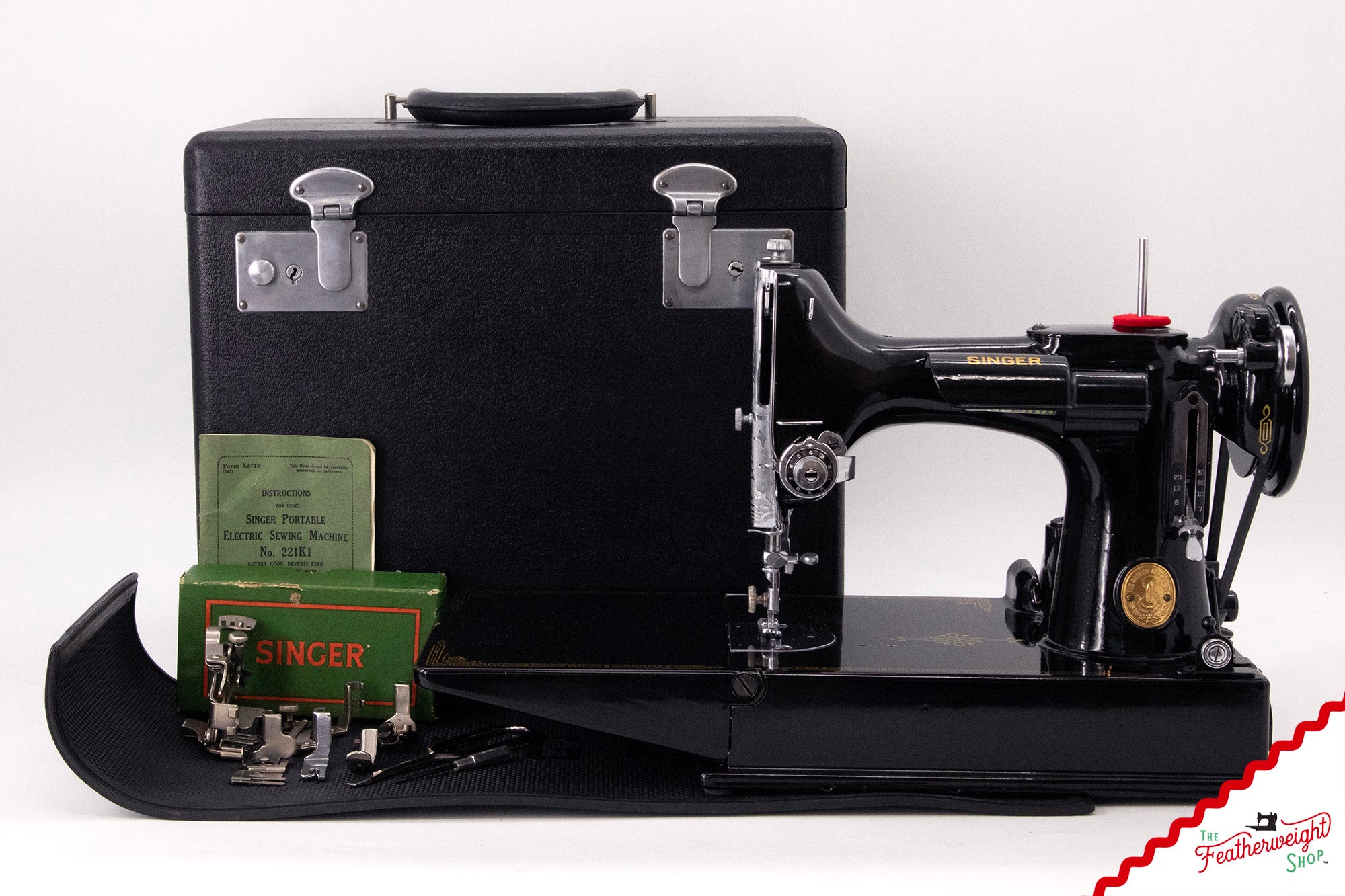 Featherweight 221K Sewing Machine, EE5741** - 1948 – The Singer ...