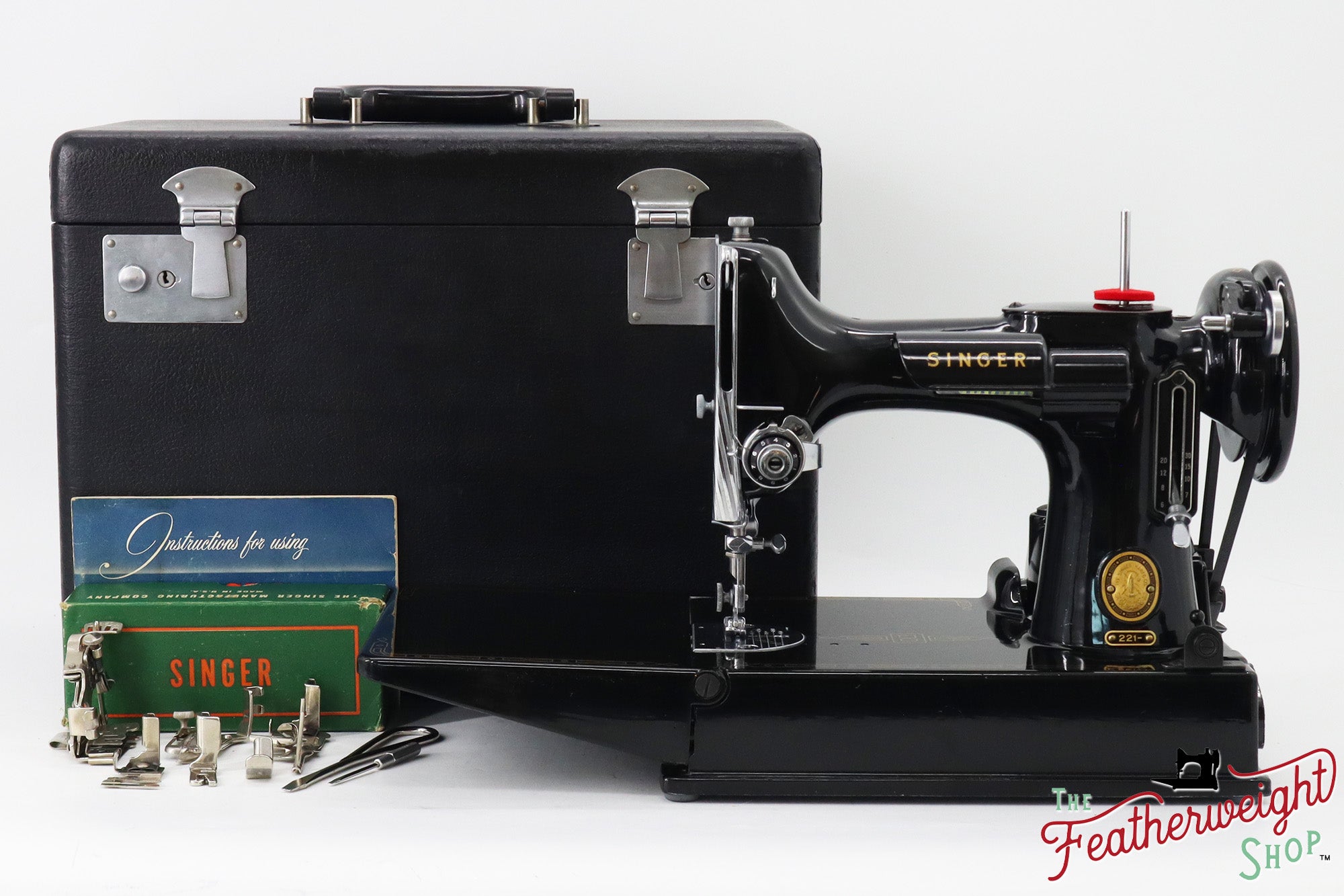 Singer Featherweight 221 Sewing Machine, AL9364** - 1955 – The Singer ...