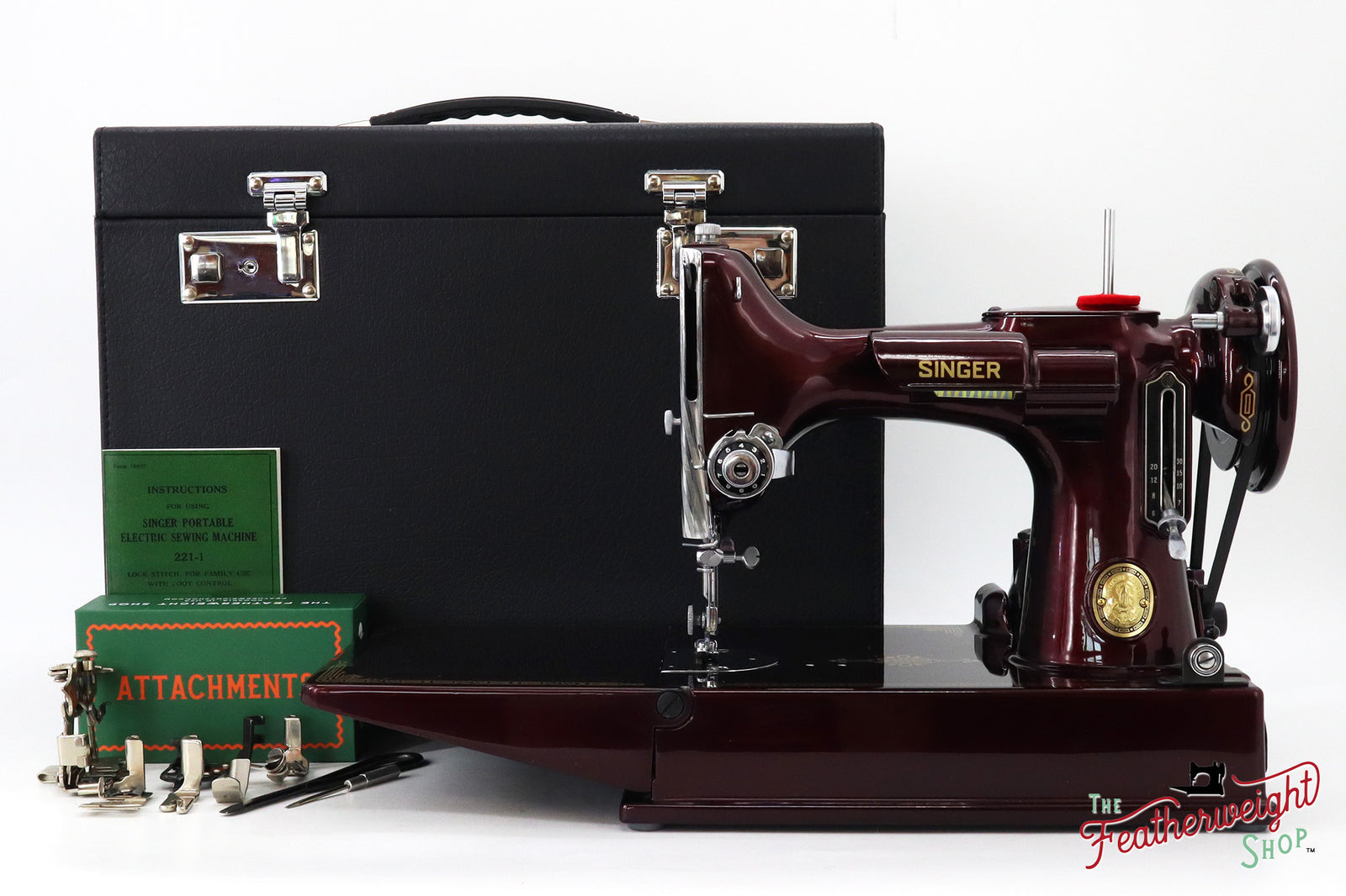 Singer Featherweight 221K, 1953 - EH893*** - Fully Restored in Brandyw ...