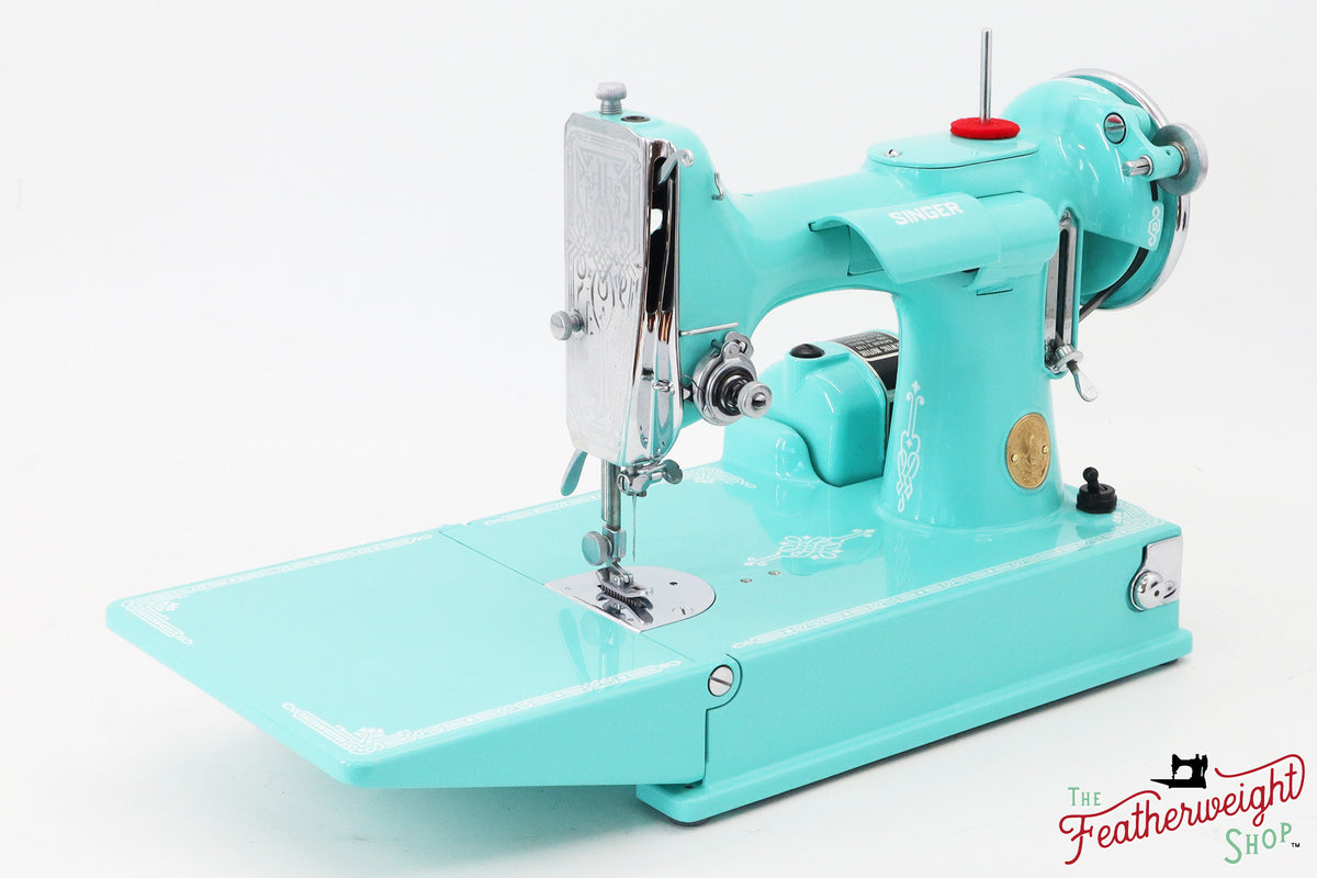 Singer Featherweight 221, AD7871** - Fully Restored in Tiffany Blue ...