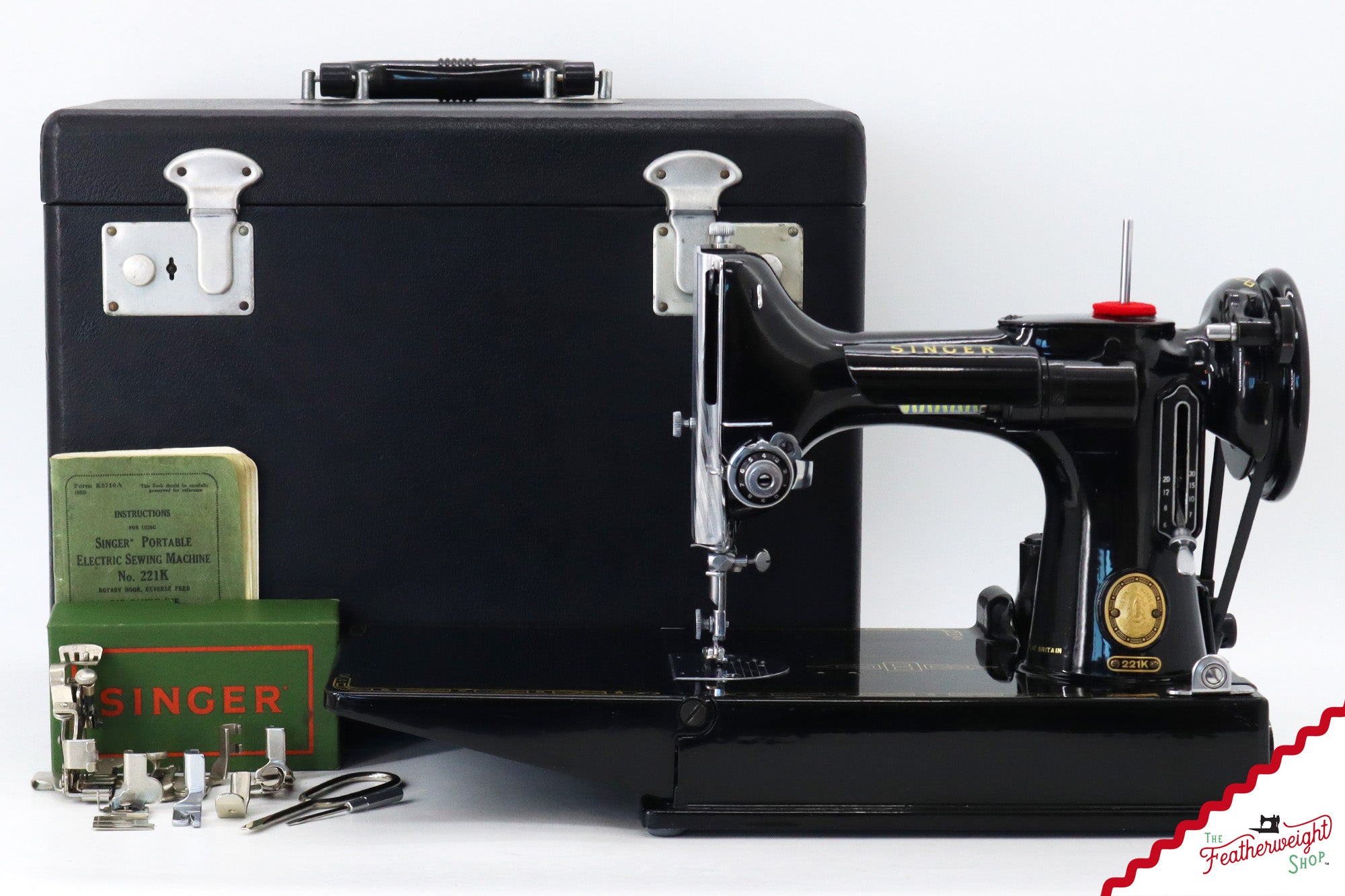Singer Featherweight 221K Sewing Machine, 1957 - EM0204** – The Singer ...