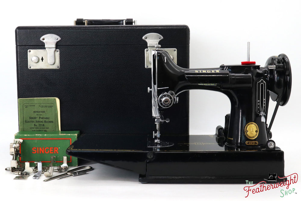 Singer Featherweight 221K Sewing Machine, 1956 - EL5383** – The Singer ...