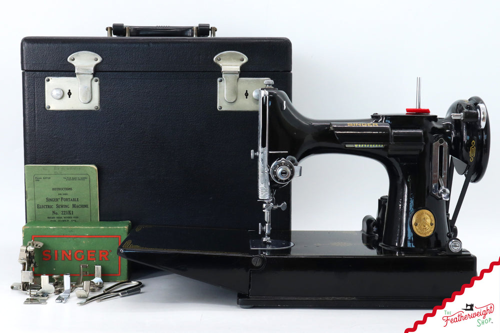 Featherweight 221K Sewing Machine, EF568*** - 1949 – The Singer ...