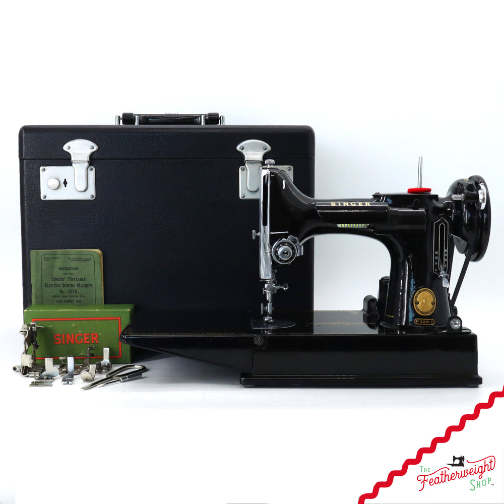 Singer Featherweight 221K Sewing Machine, 1955 - EK2074** – The Singer ...