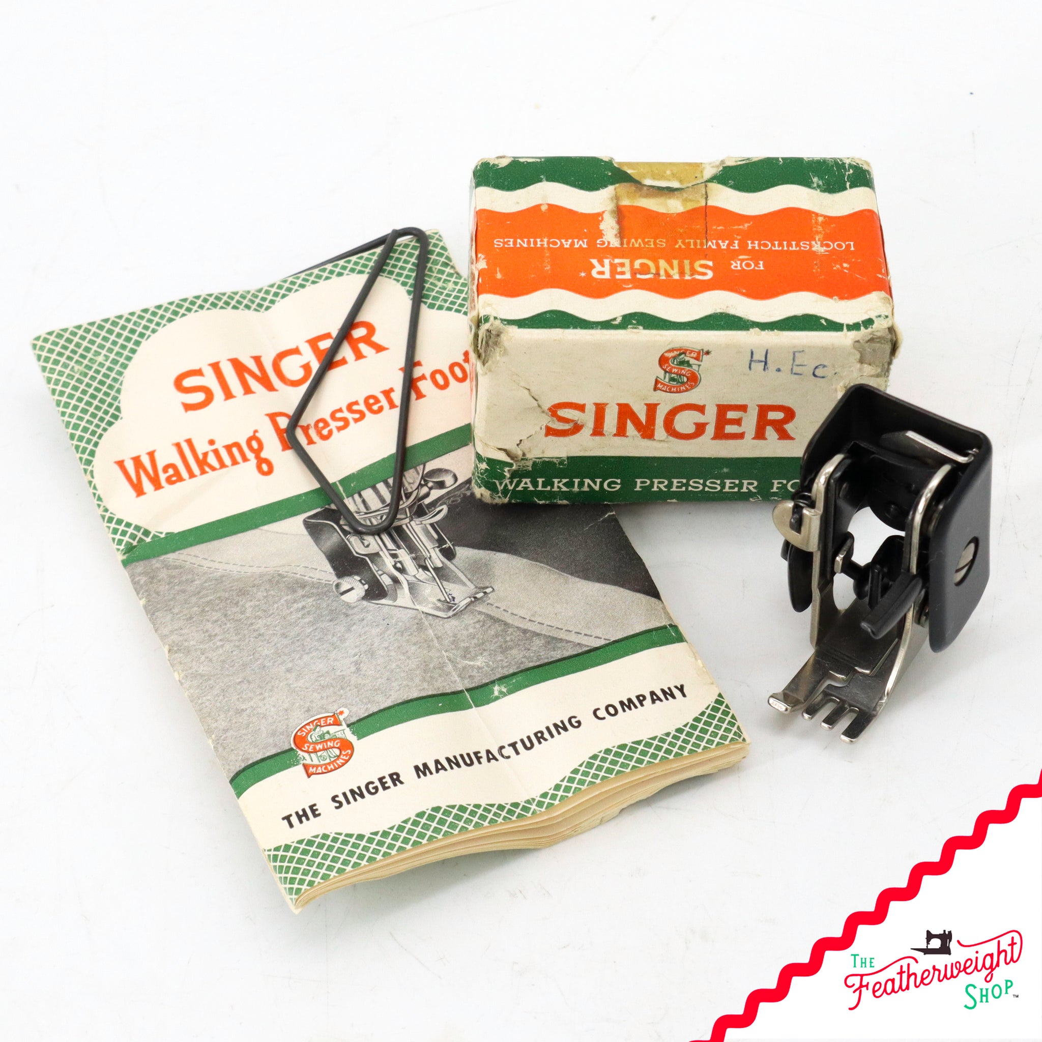Walking Presser Foot "Penguin", Singer (Vintage Original) – The Singer ...