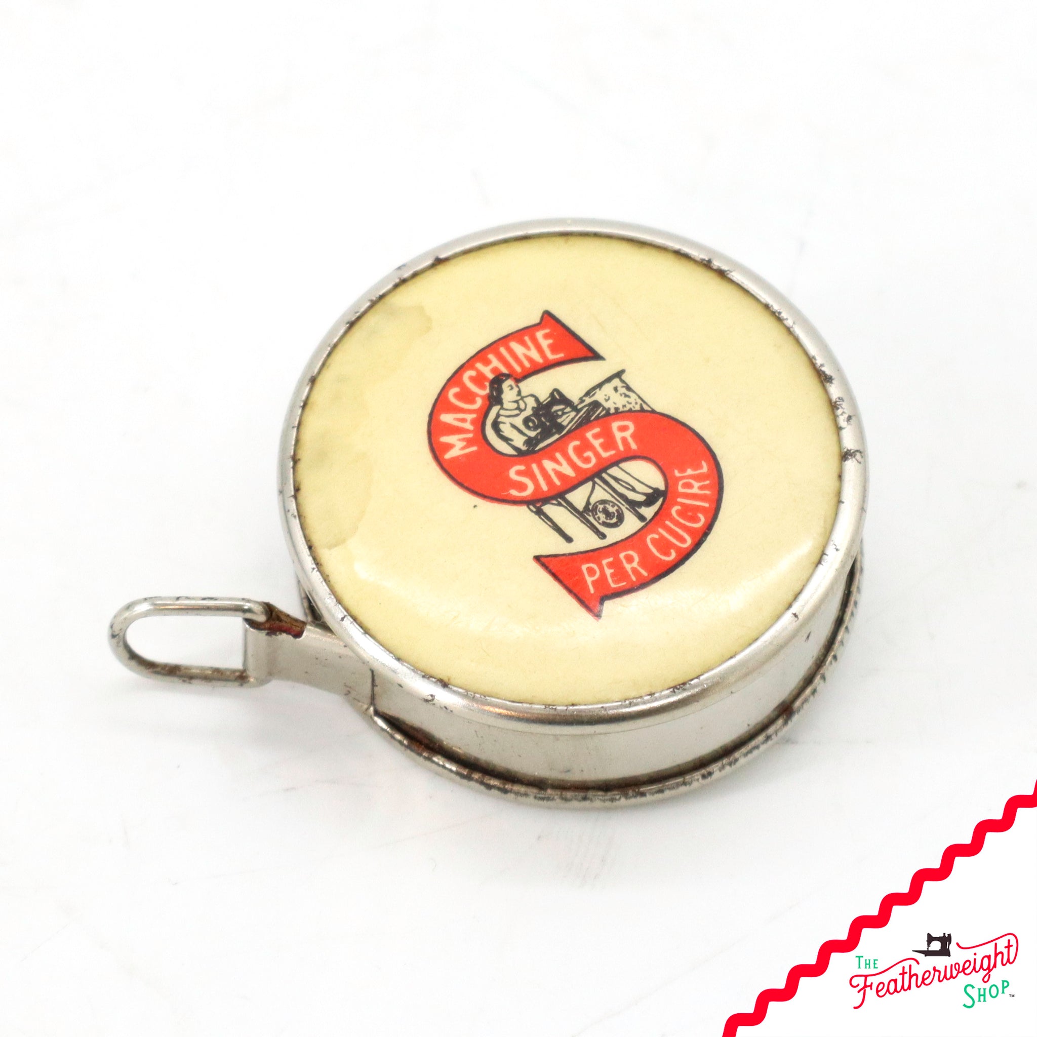 Measuring Tape, Retractable Singer Italian (Vintage Original) - RARE ...