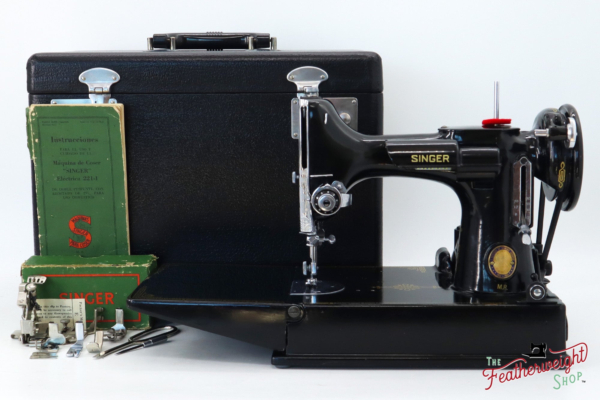 Singer Featherweight 221K, RARE 'M.R.' - EF696*** - Centennial – The ...