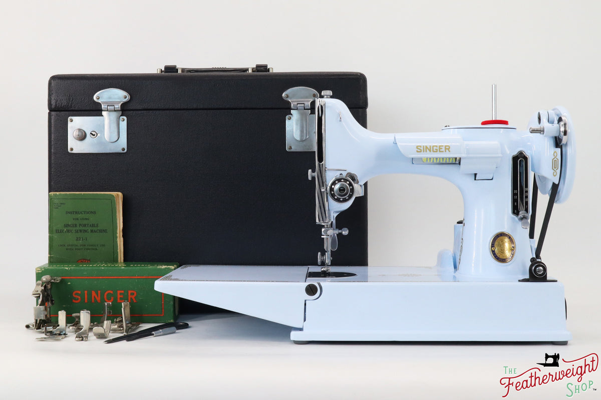 Singer Featherweight 221, Centennial - AJ365*** - Fully Restored in Ci ...