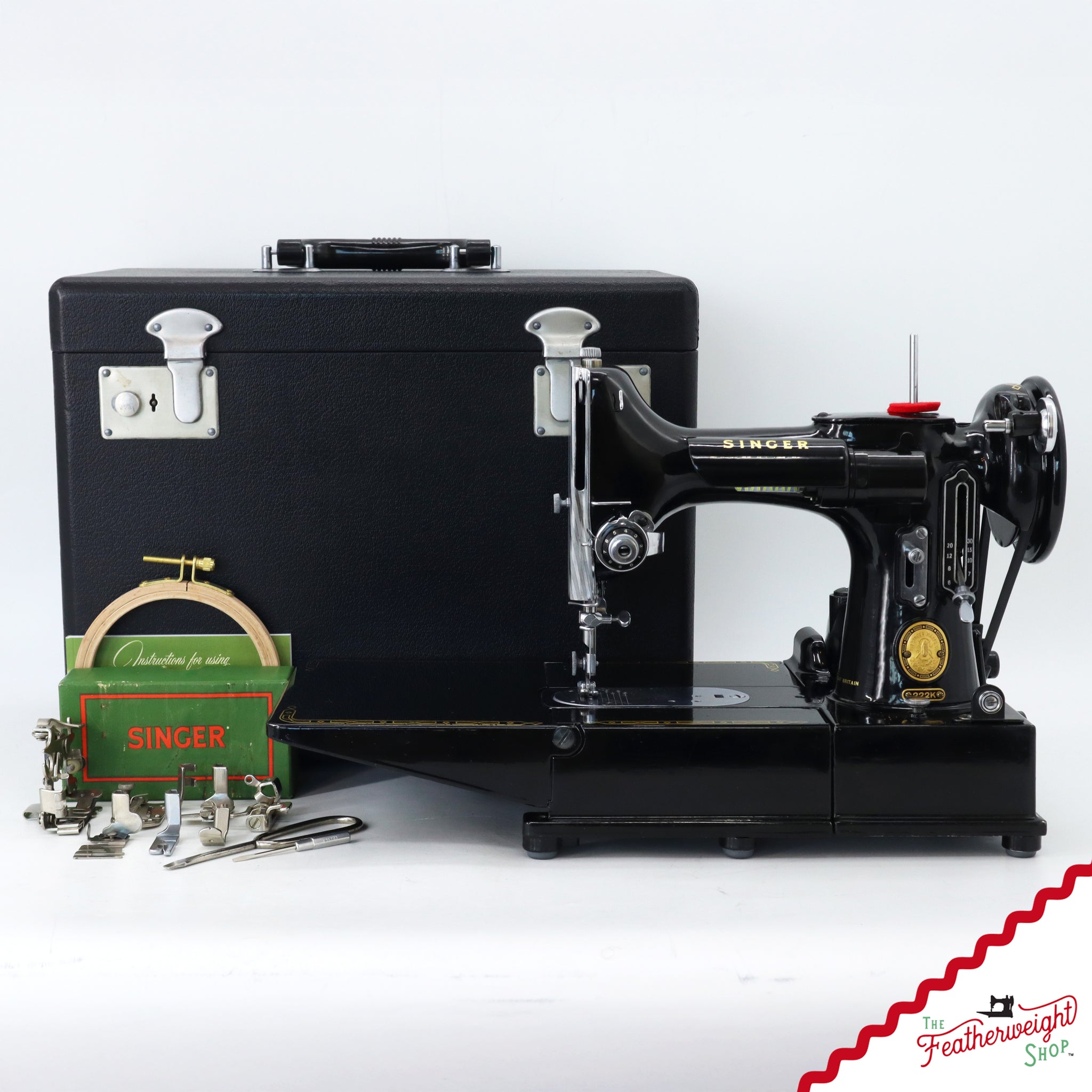 Singer Featherweight 222K Sewing Machine For Sale – The Singer ...