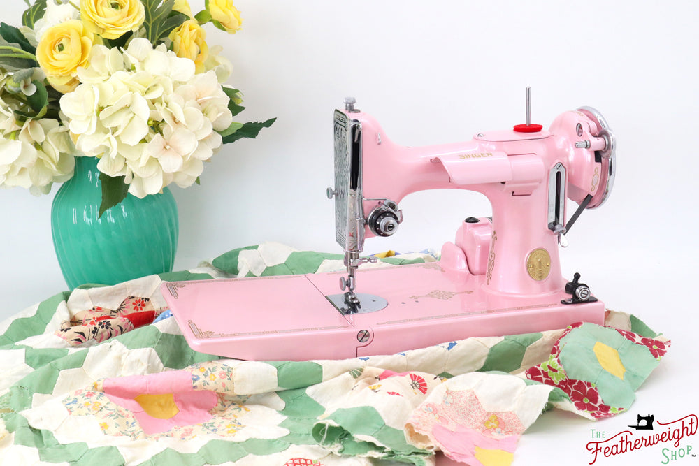 Singer Featherweight 221, AF481*** - Fully Restored in Pink Frosting ...